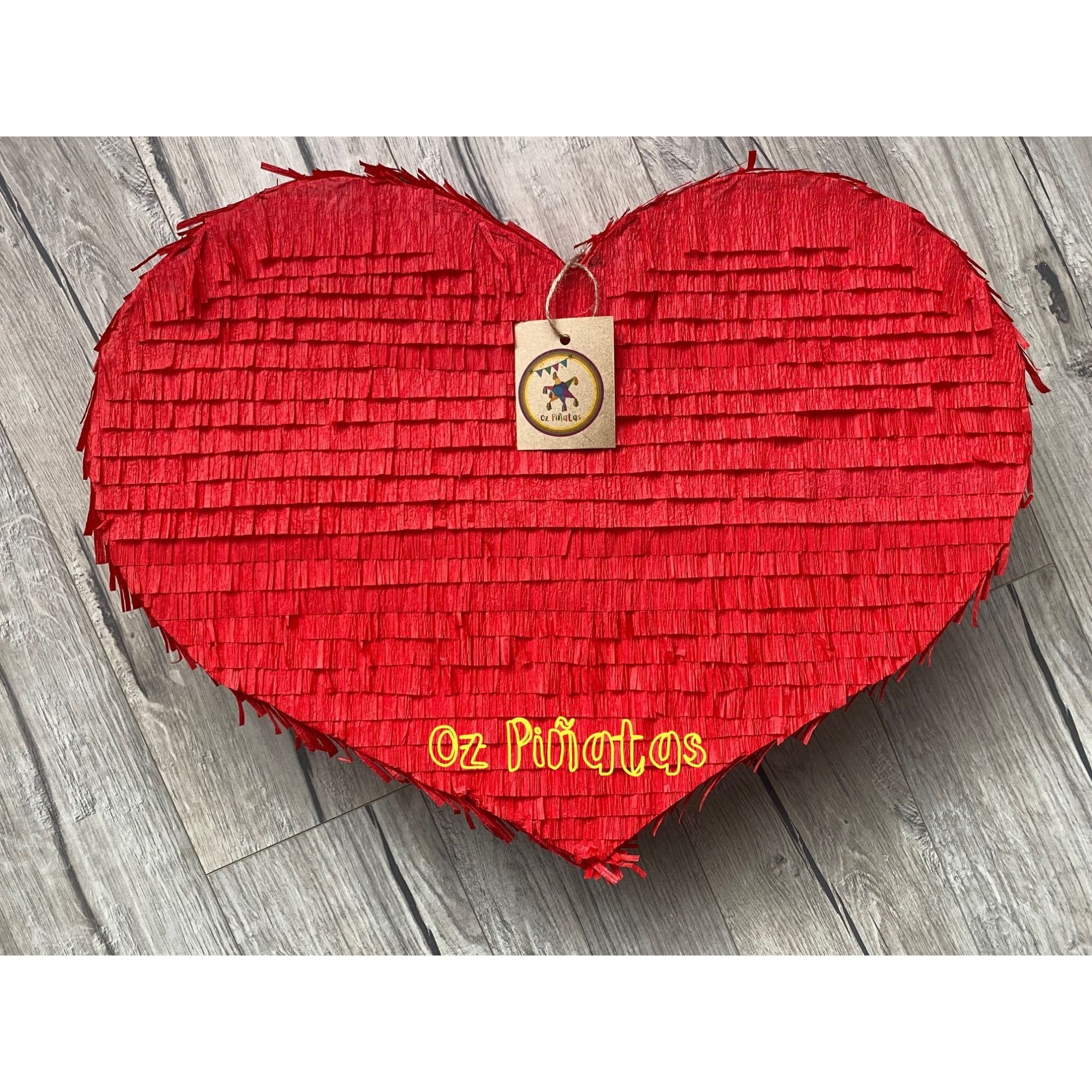 Personalised Valentines Day Heart Pinata | Love Friendship Pinata — Oz ...
