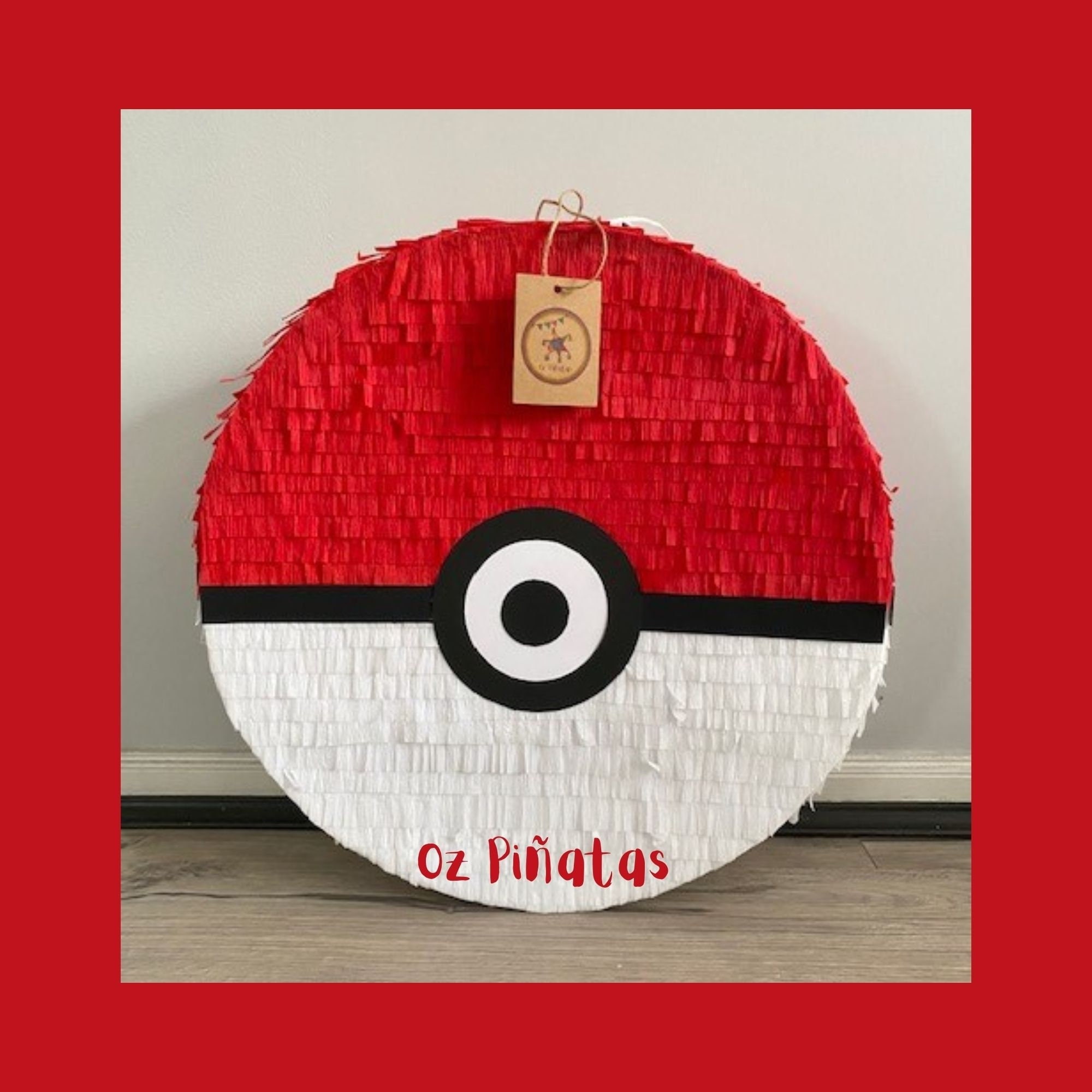 Pokeball Pokemon Pinata Dragonball Birthday Parties Celebration - Etsy