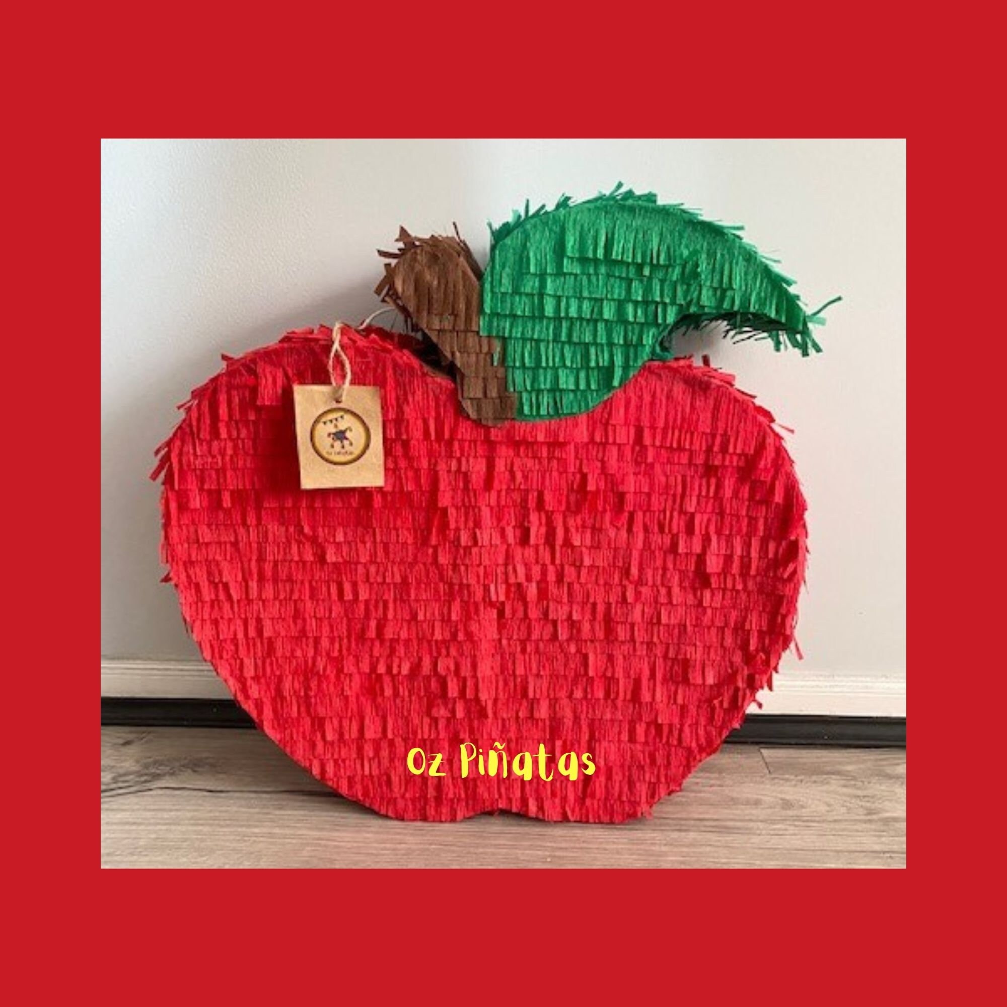 Apple Pinata | Teachers Day Celebration | Back to School — Oz Pinatas