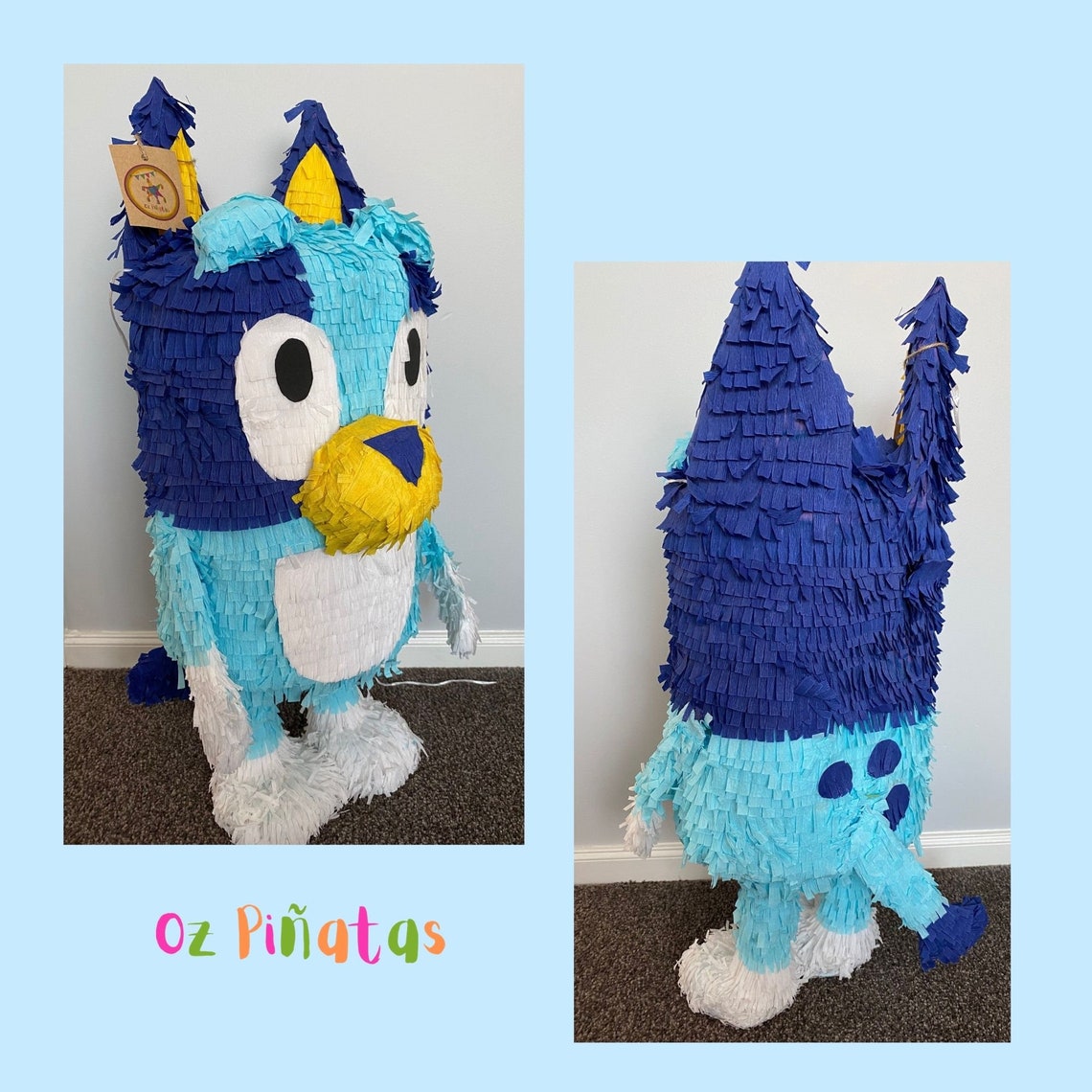 Bluey Inspired 3D Pinata Birthday Celebration | Etsy