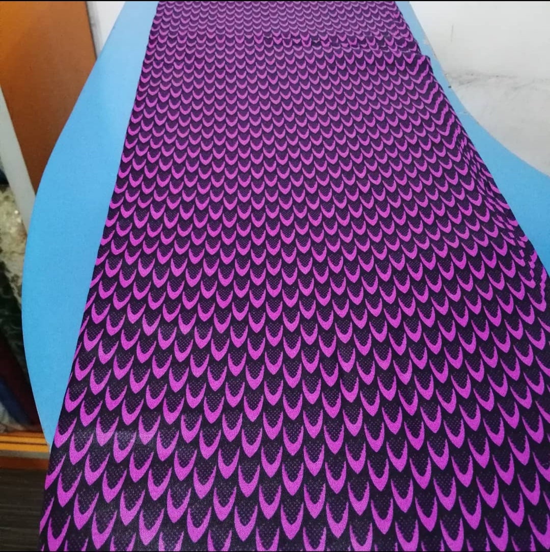 Red Fish Scales Pattern/ African Wax Print/ Ankara Fabric Sold by the ...