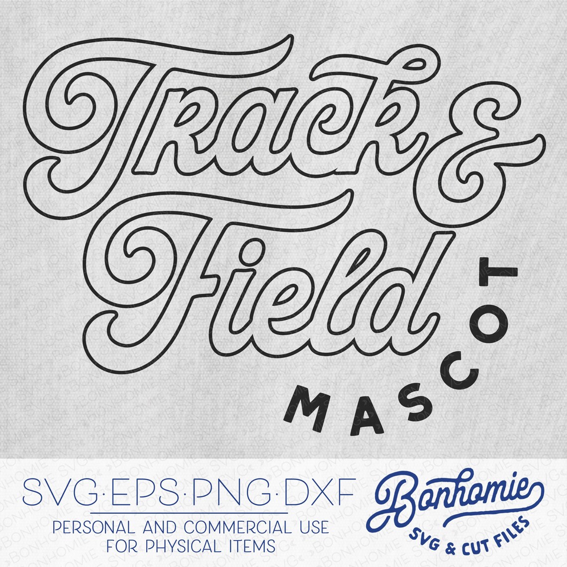 Track & Field SVG DXF EPS Game Day Svg Track Fan Svg - Etsy