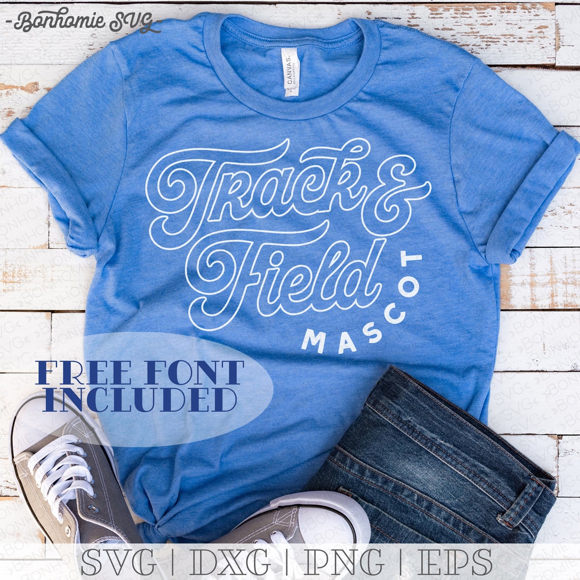 Track & Field SVG DXF EPS Game Day Svg Track Fan Svg - Etsy