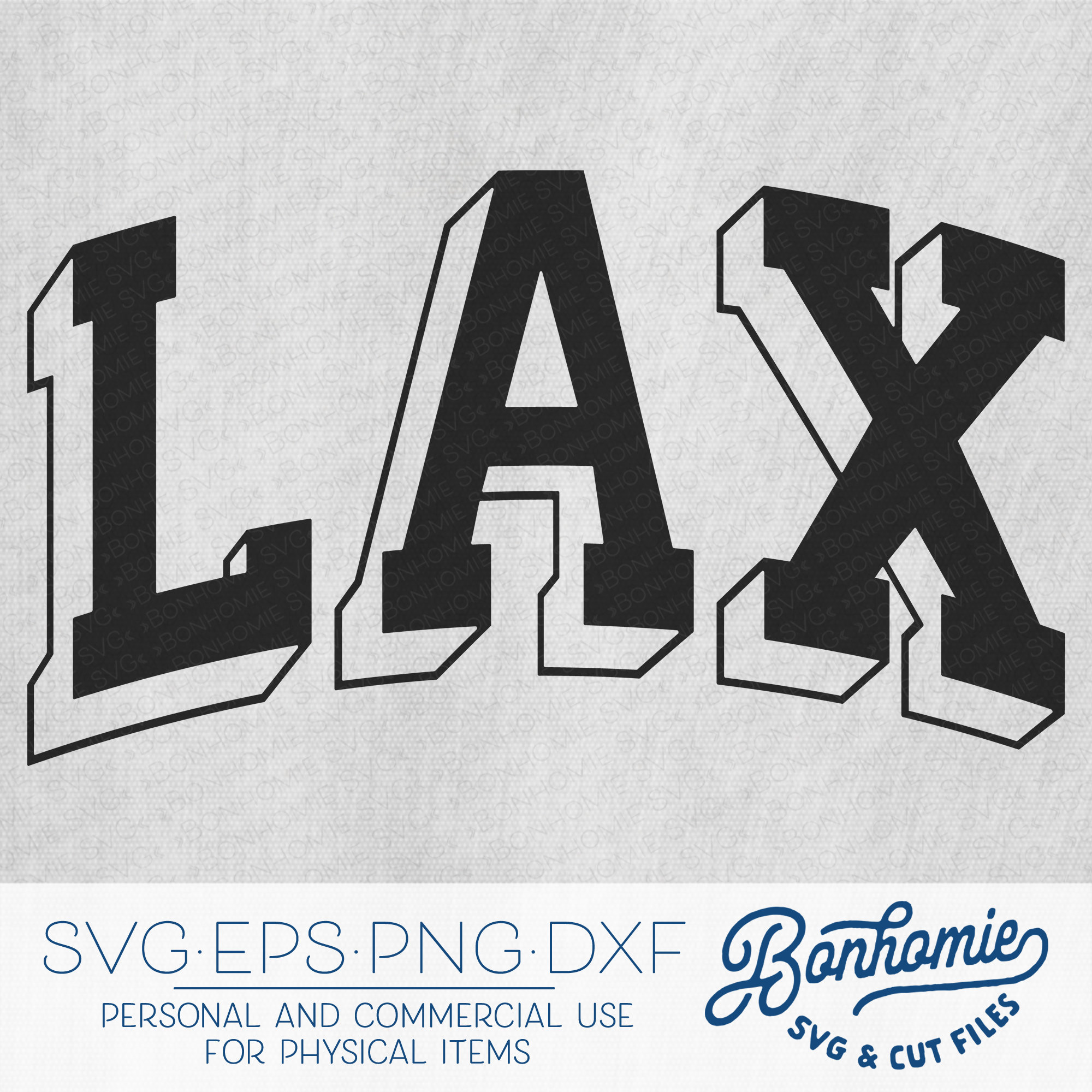 LAX SVG Lacrosse Game Day Design Png Eps Dxf for - Etsy