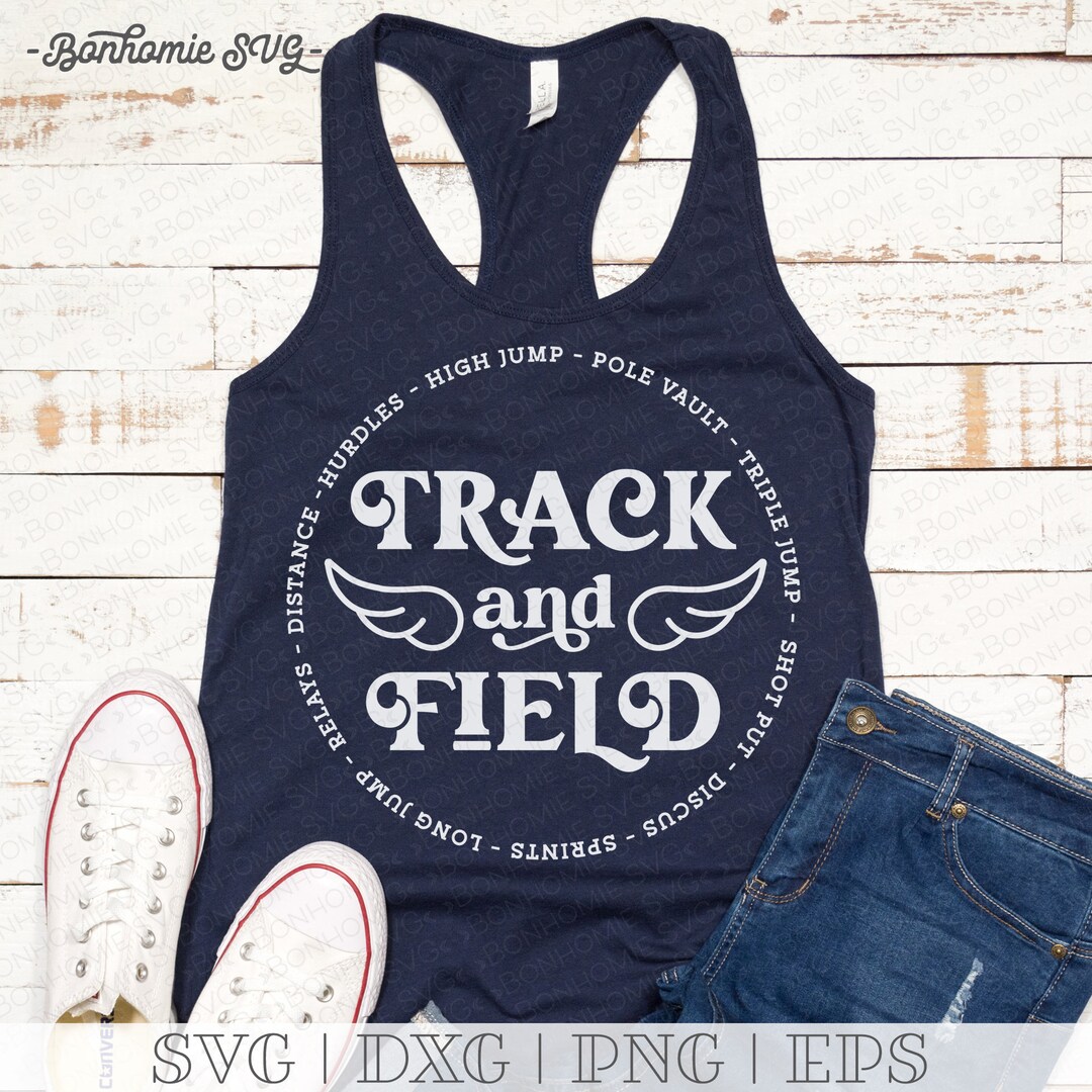 Track and Field SVG | Game Day Svg | Track Fan Svg | Spiritwear Svg ...