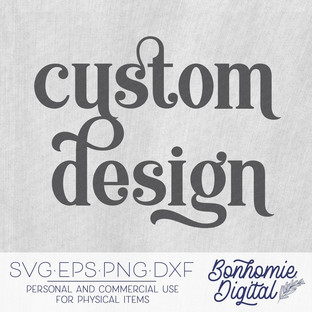 Custom SVG | DXF | PNG | Eps - Etsy