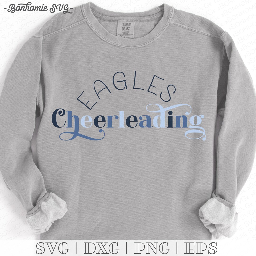 Eagles Cheerleading SVG | Cheer Shirt SVG | Cheer Mom SVG | Cheer Png ...