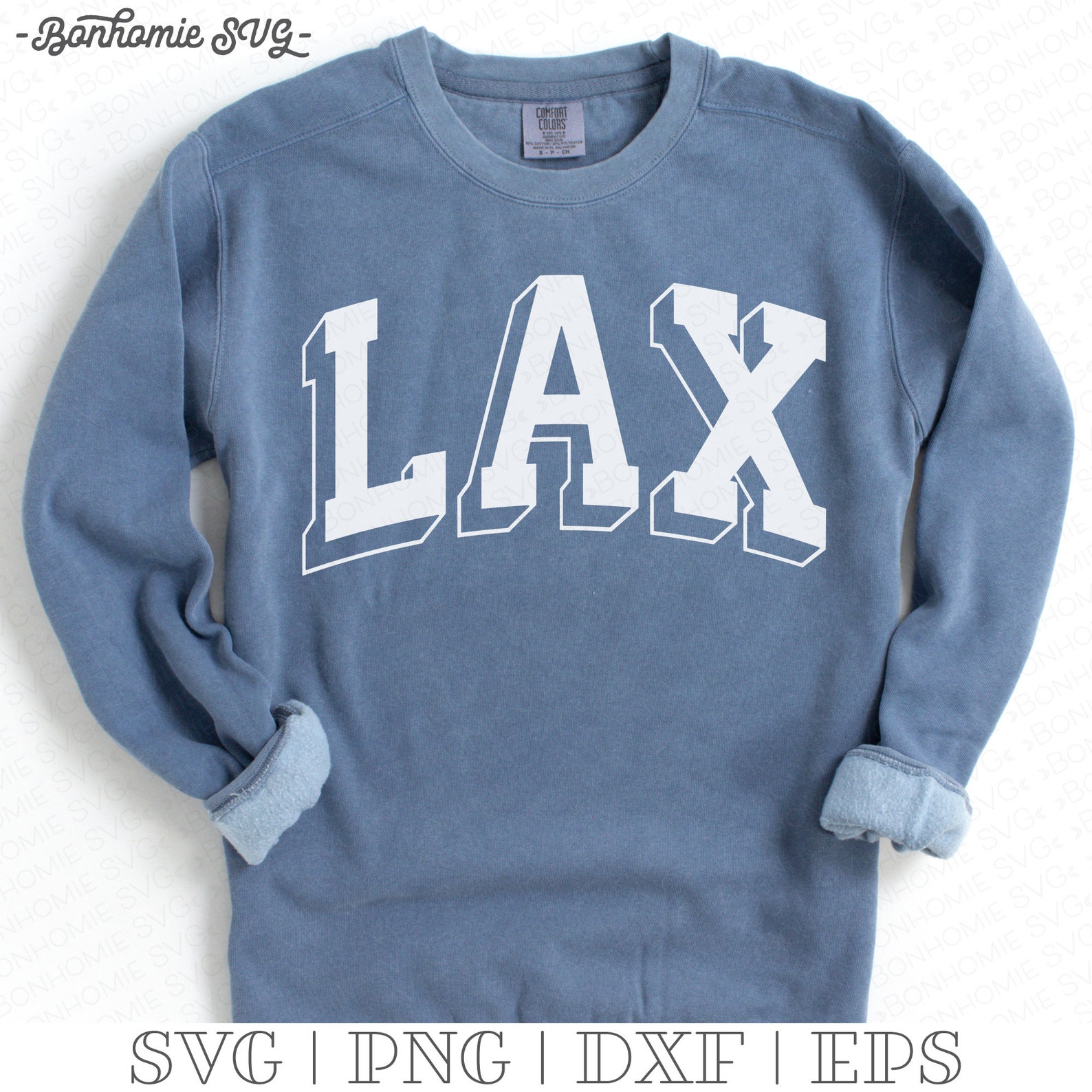 LAX SVG Lacrosse Game Day Design Png Eps Dxf for - Etsy