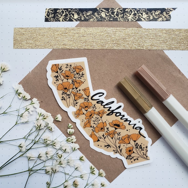 California Stickers - Etsy