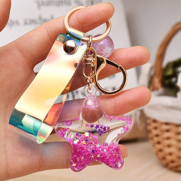 Star Keychain - Etsy