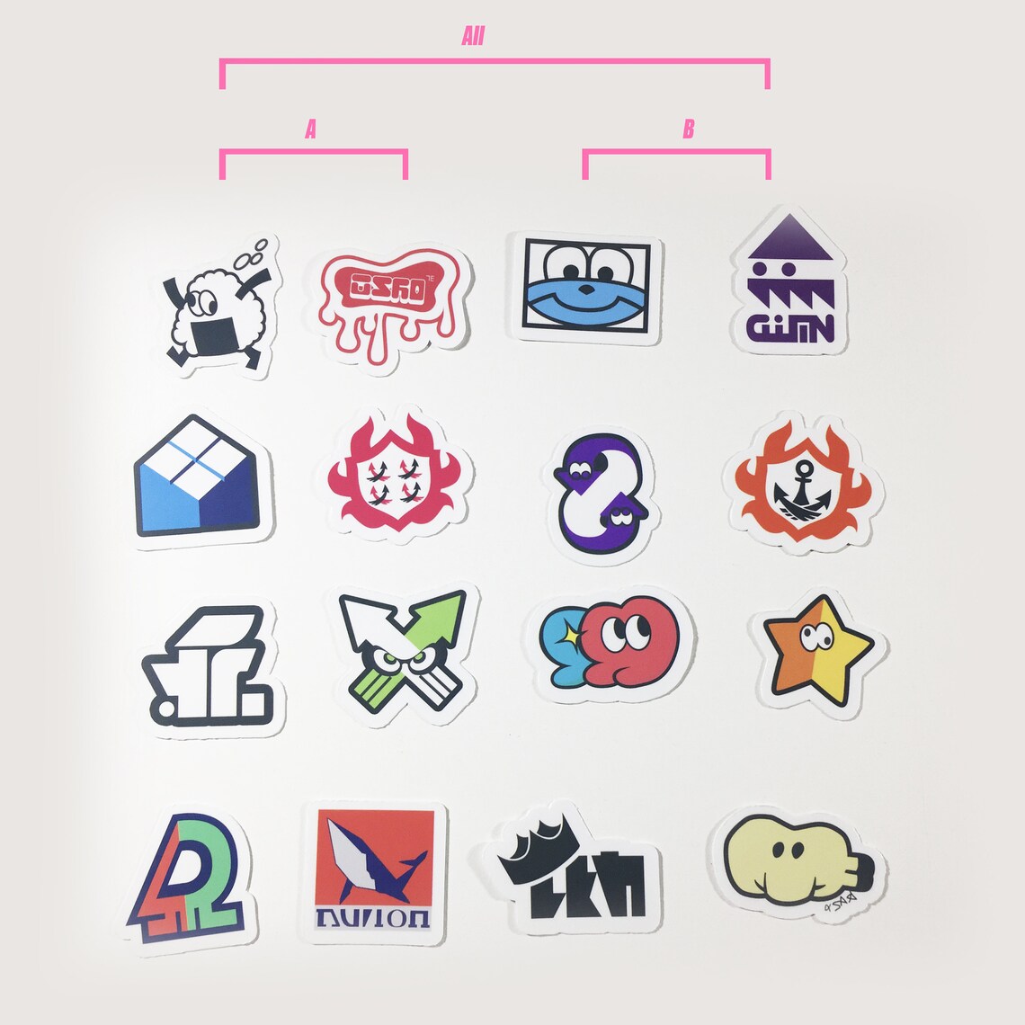 Splatoon Brand Logos new Logos and Splatoon 3 Graffiti - Etsy UK