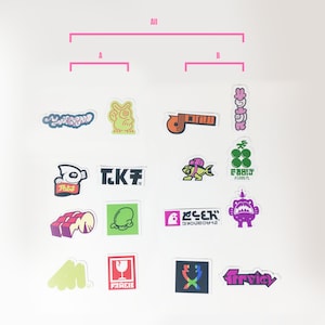 Splatoon Brand Logos New Logos and Splatoon 3 Graffiti Added - Etsy UK