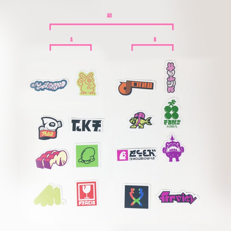 Splatoon Brand Logos new Logos and Splatoon 3 Graffiti - Etsy
