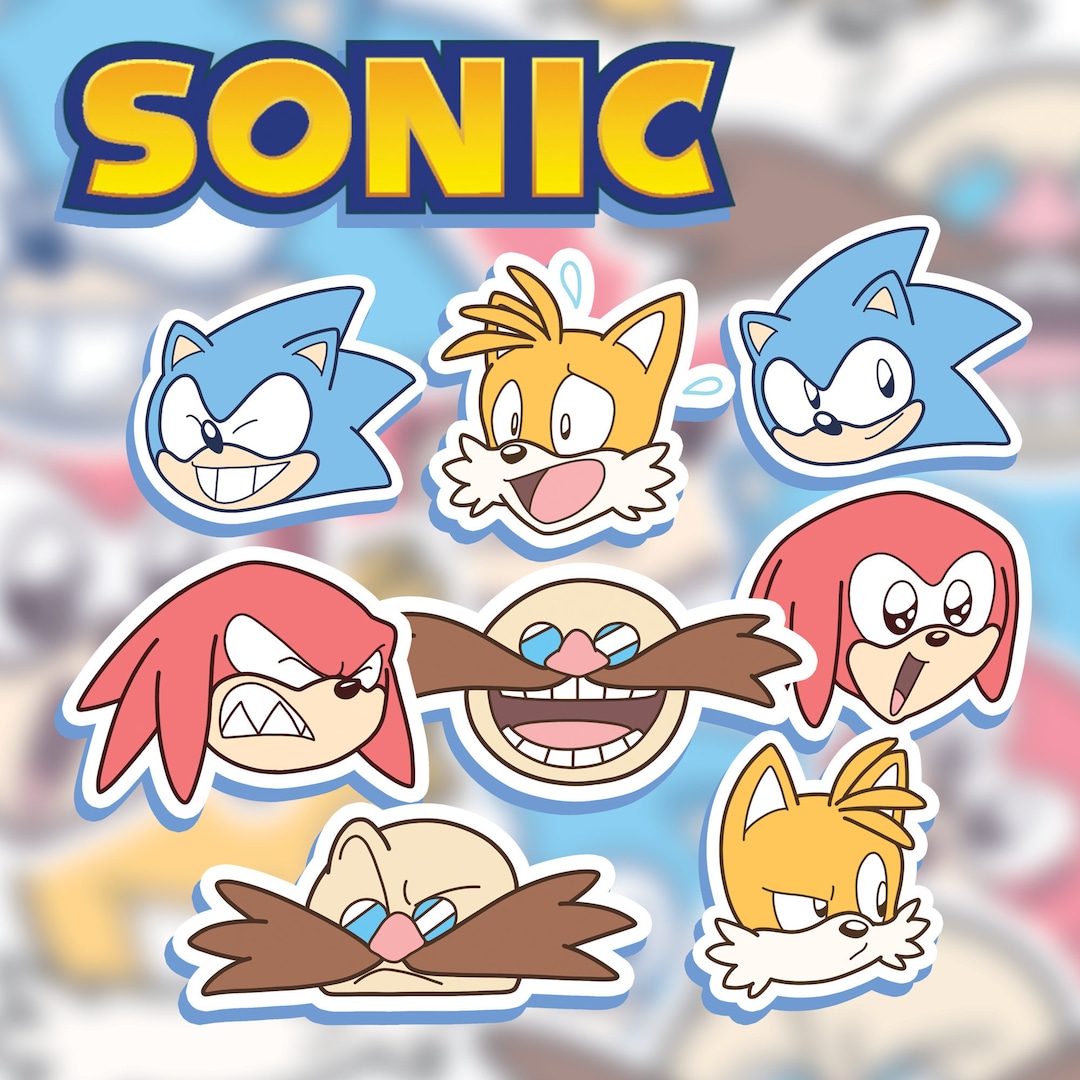 Sonic the Hedgehog Stickers Set 1 Art Stickers - Etsy