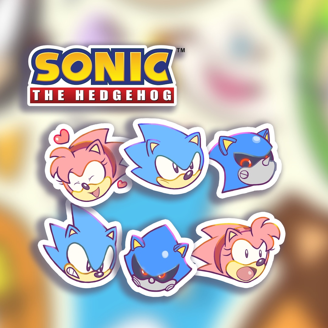 Sonic the Hedgehog Stickers 4 Art Stickers - Etsy