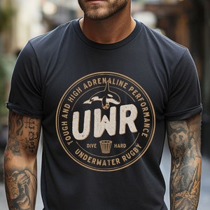 Underwater Rugby T-shirt Cool Water Sport Shirt Diving Sport Gear Dive ...