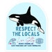 Respect the Locals Stickers, Marine Life Stickers, Seahorse Stickers ...