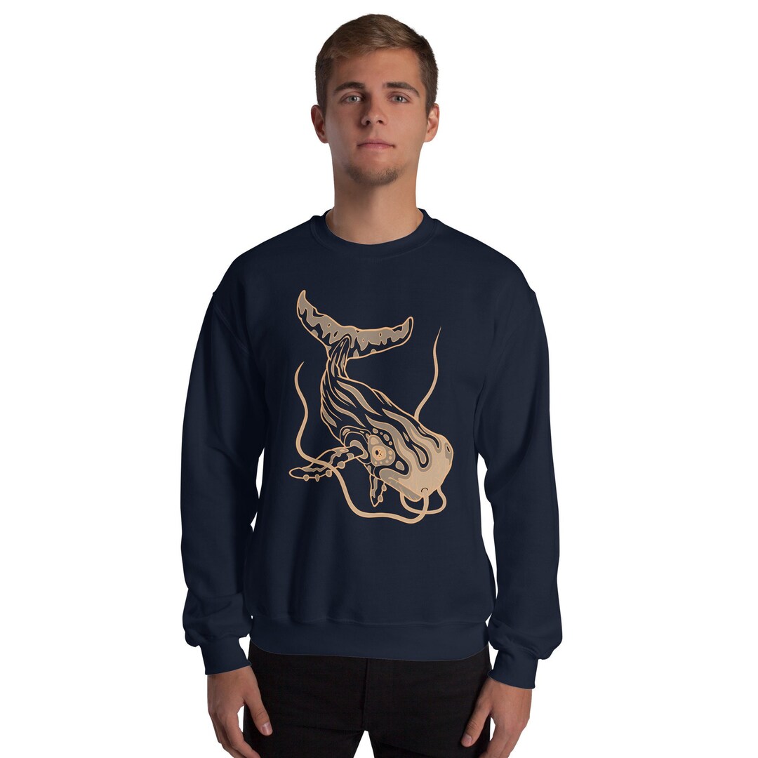 Sea Creature Sweatshirt, Squid Hunter Shirt, Beachy Shirt, Whale Shirt ...