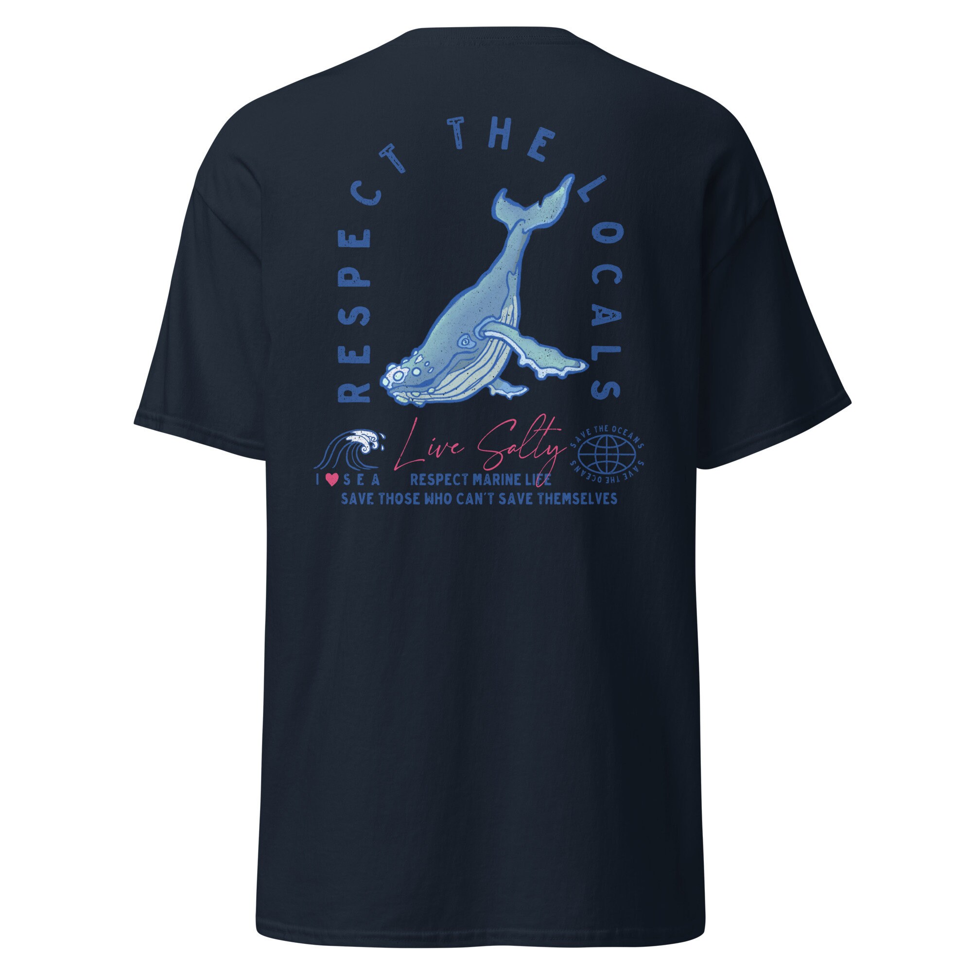 Respect Locals, Humpback Whale Shirt, Marine Life Shirt, Whale Shirt ...