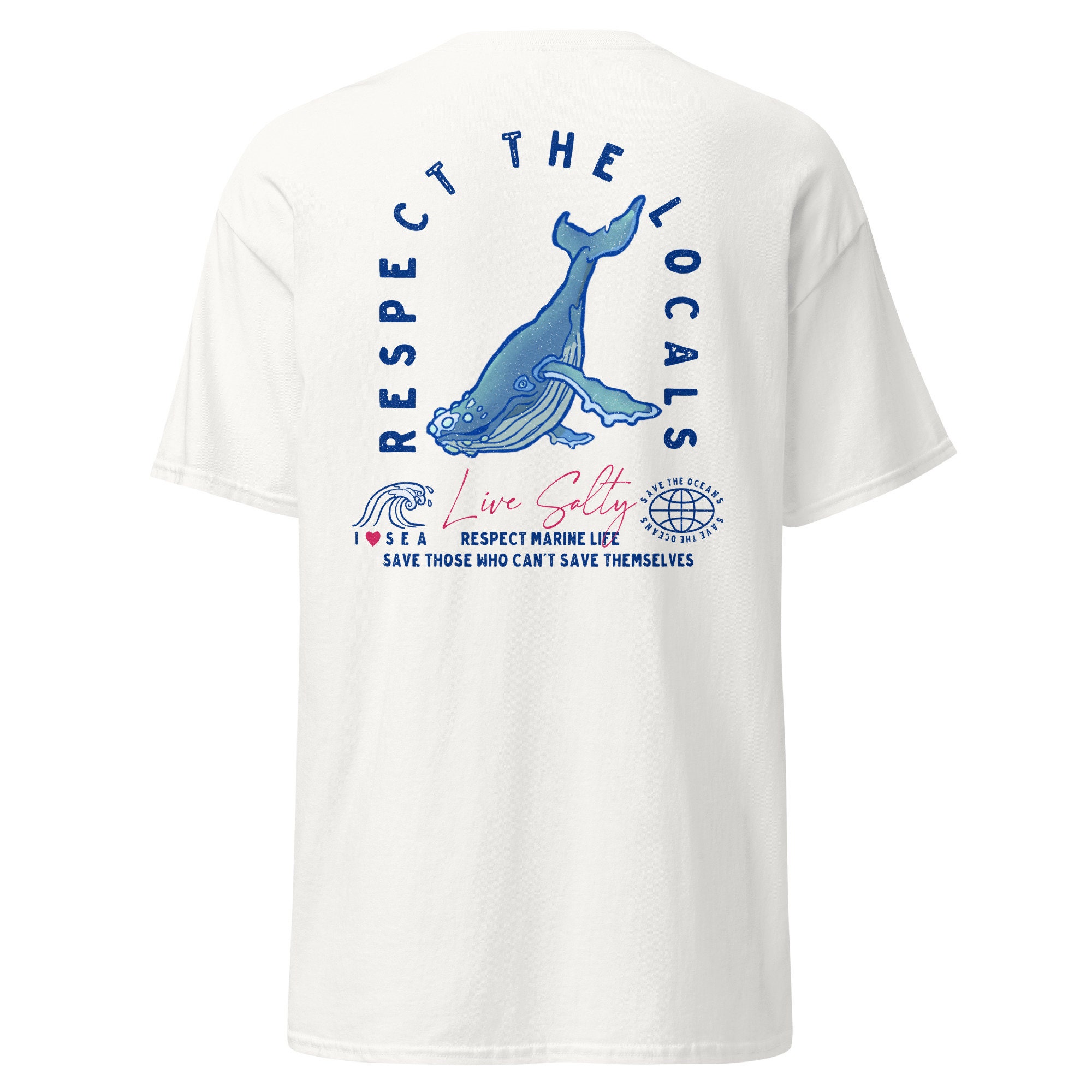 Respect Locals, Humpback Whale Shirt, Marine Life Shirt, Whale Shirt ...