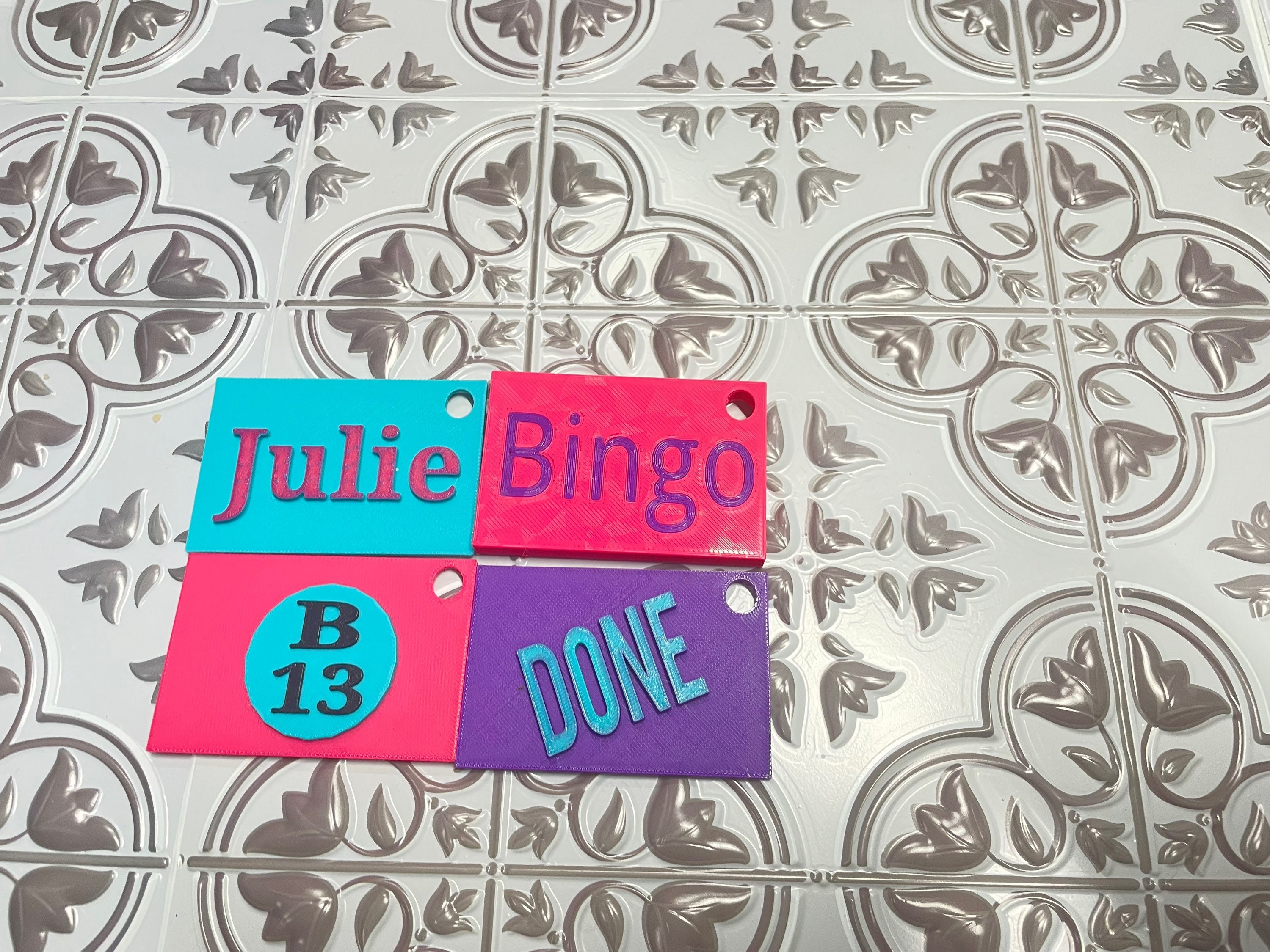Set of 10 Bingo Strip Covers - Etsy