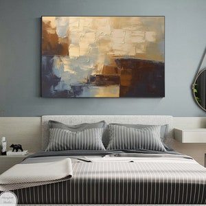 Oversize Original Abstract Texture Art Extra Large Abstract Beige Wall ...