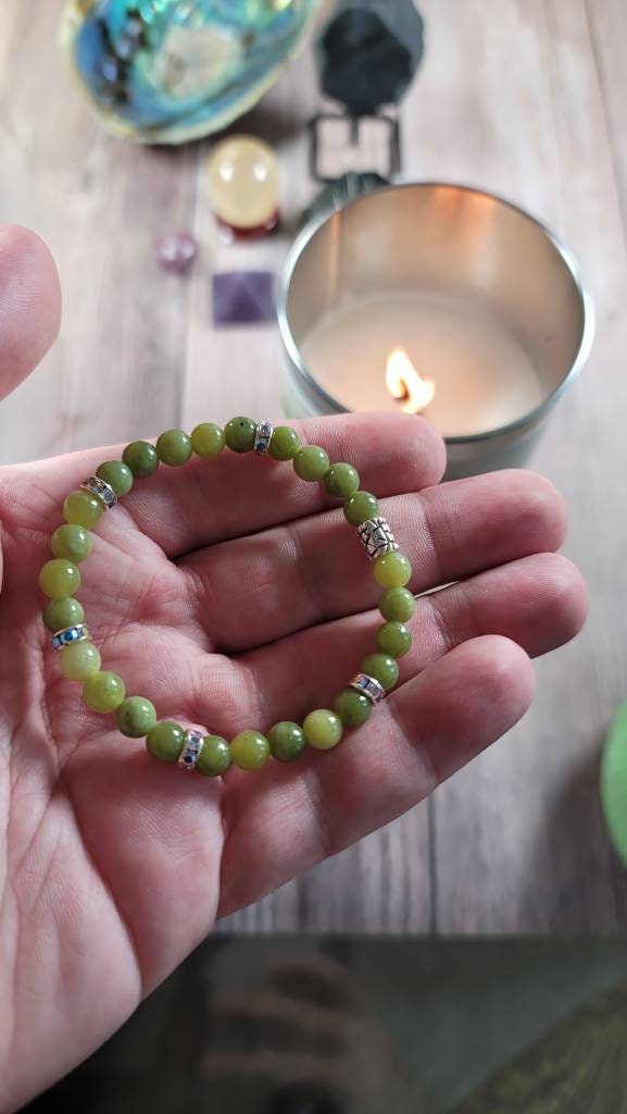 Jade Calming Bracelet for Stress Calms the Nerves - Etsy