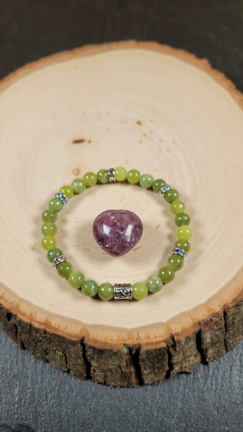 Jade Calming Bracelet for Stress Calms the Nerves - Etsy