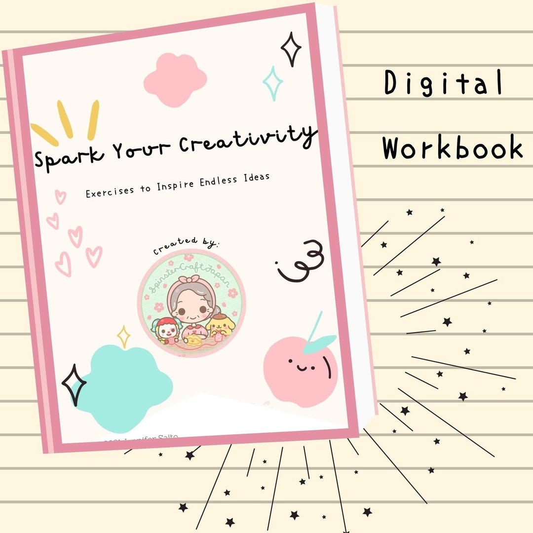 Creativity Workbook Digital Pages With Exercises for Adults, Artists ...