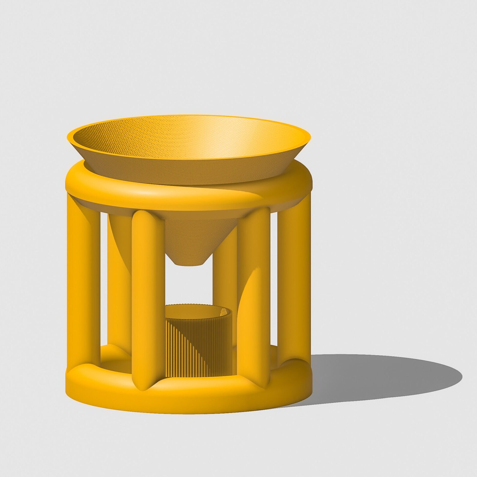 Conduit Plant Pot Unique, 3D Printed Planter, Planter With Drainage ...