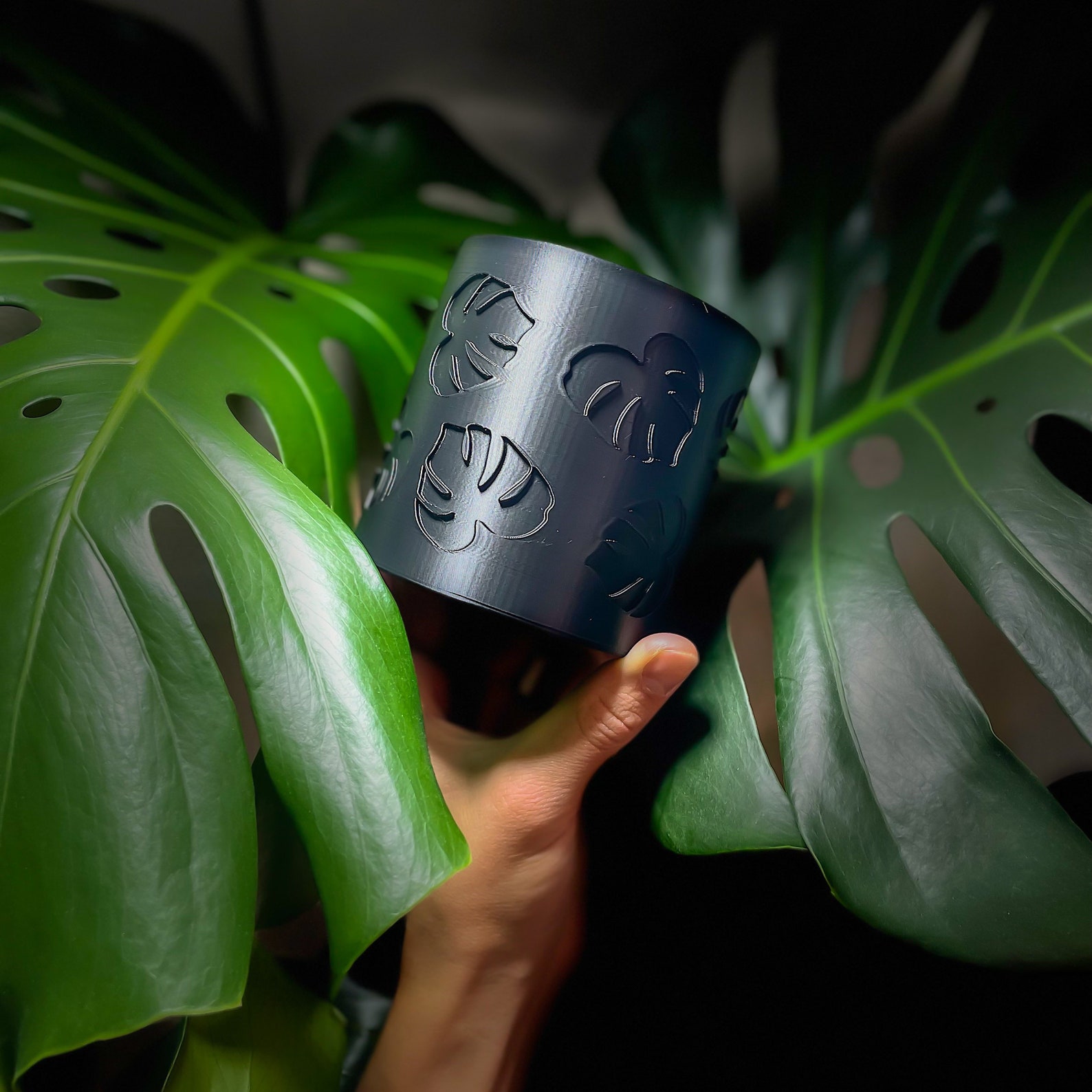 Monstera Leaf Pot for Plants With Drainage 4 & 6inch Plant - Etsy