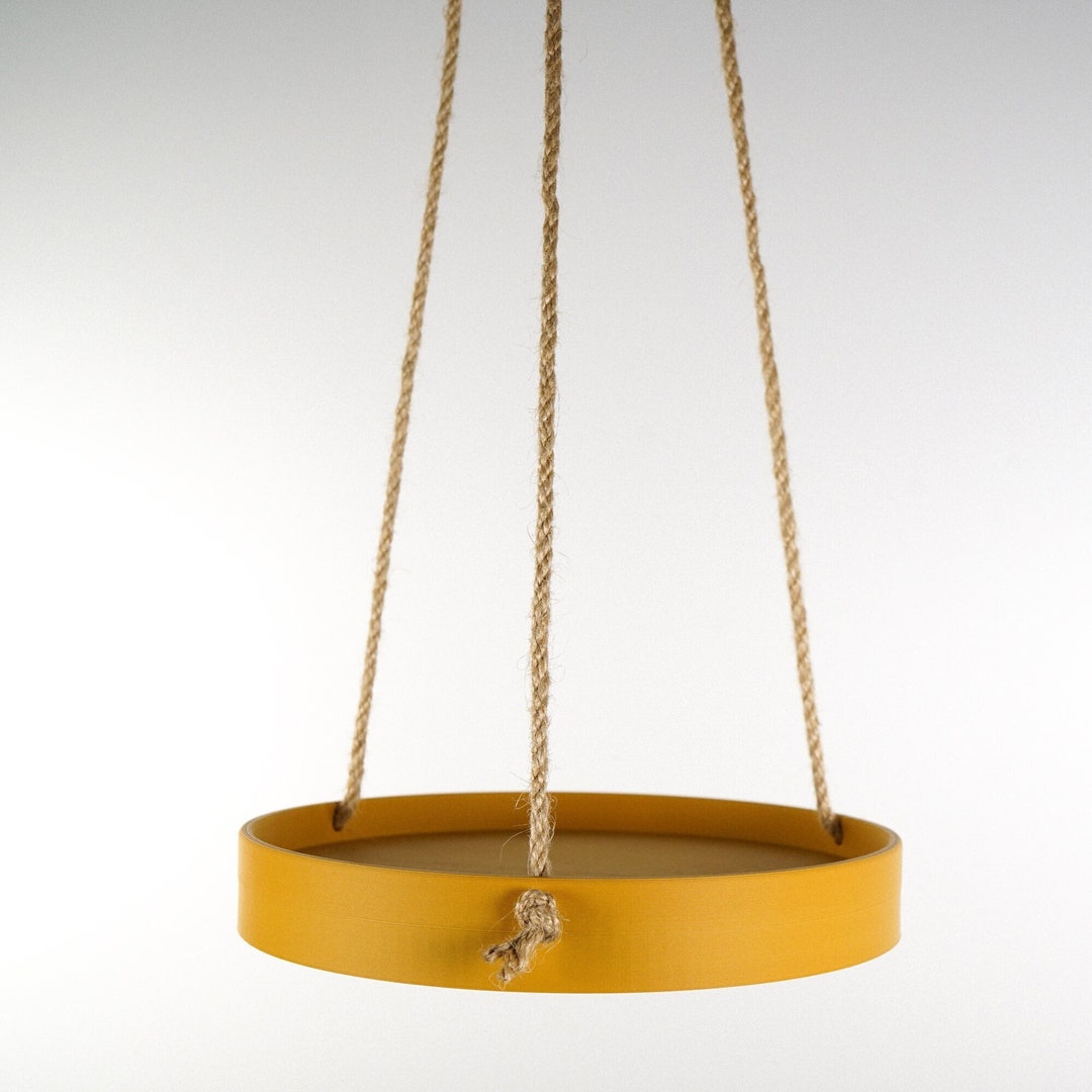 Hanging Plant Pot Tray for Outdoor Patio or Indoor Home Decor Tray ...