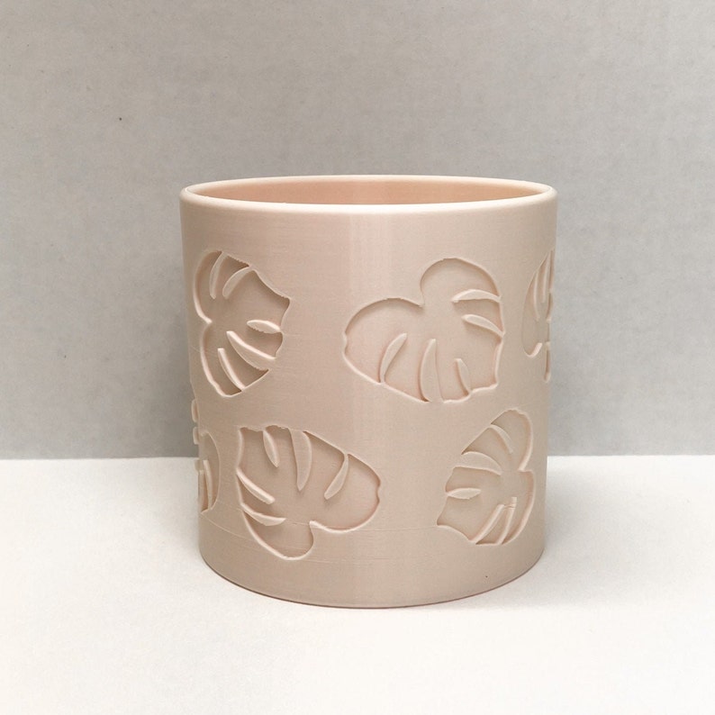 Monstera Leaf Pot for Plants With Drainage 4 & 6inch Plant - Etsy