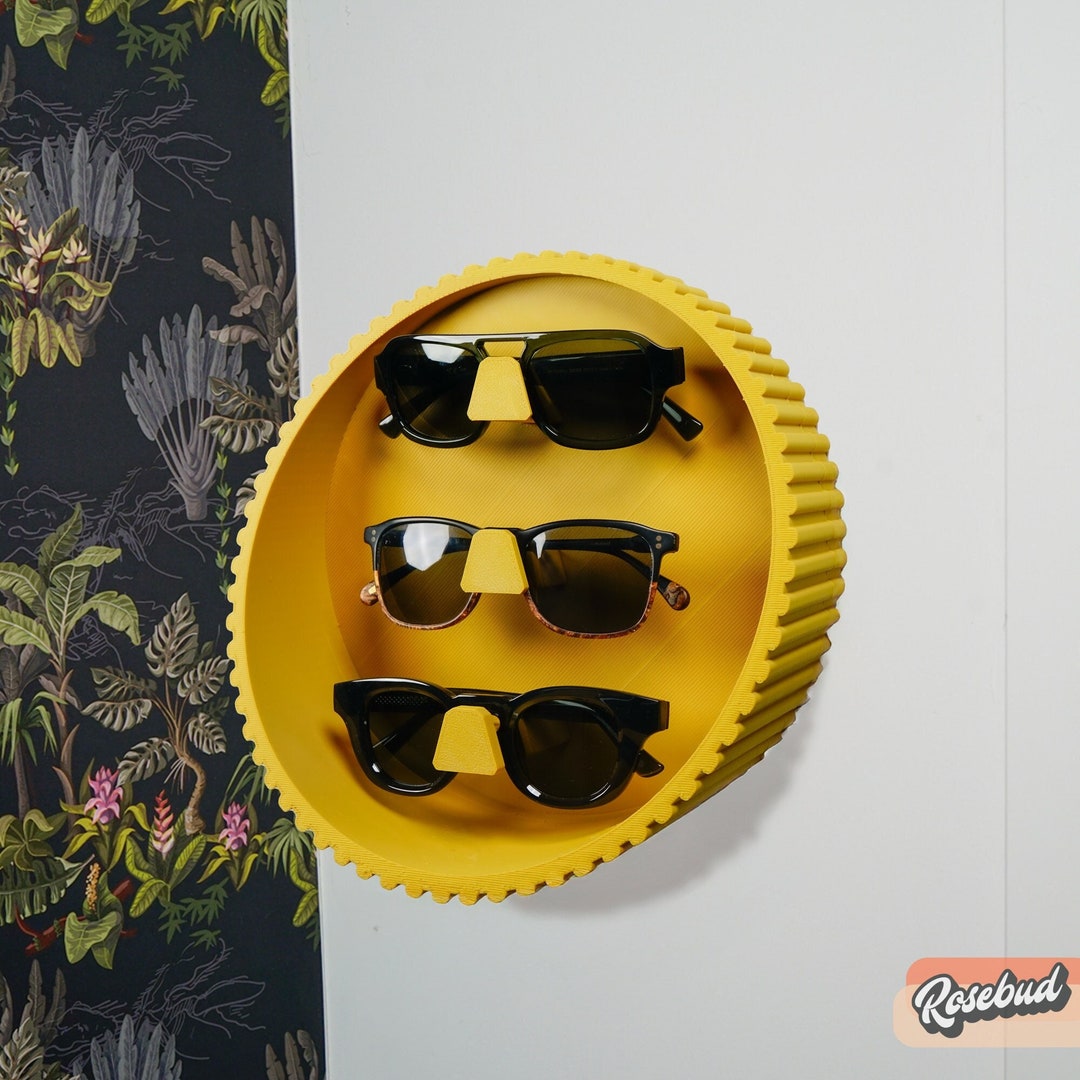 Unique Sunglass Display: Floating Wall Shelves, Maximalist Home Decor ...