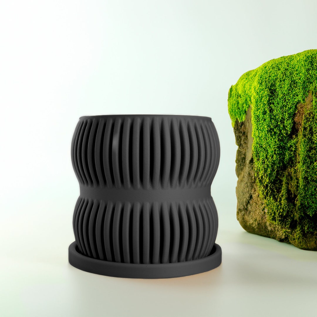 Cute Plant Pot Unique, Pots With Drainage and Saucer, Orchid Pot ...