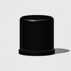 Plant Pot Unique in Matte Black, Simple Pots With Drainage and Saucer ...