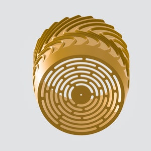 Indoor Matte Mustard Planter With Unique Swirl Design 4 Inch - Etsy