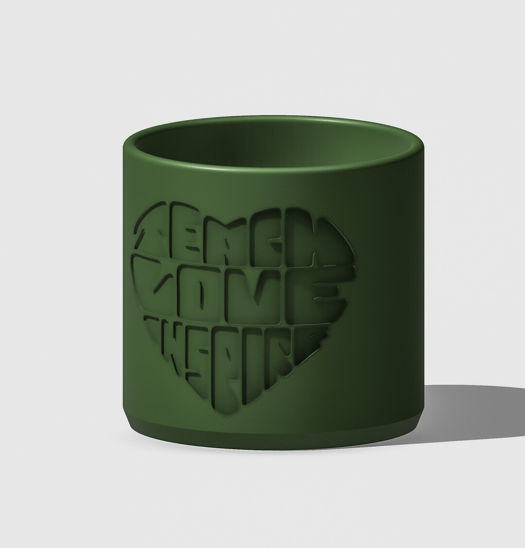 Teacher Appreciation Plant Pot in Matte Olive Green, Pots With Drainage ...