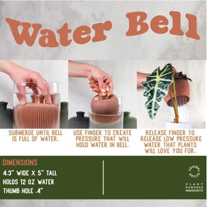 Watering Bell Thumb Pot, Controlled Watering Can for Plants, Gifts for ...