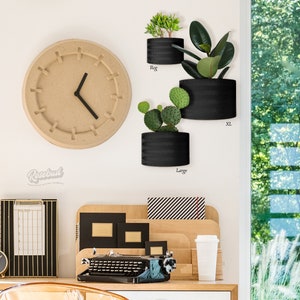 Ripple Wall Planter, Indoor Hanging Plant Pot, Unique Gift, 3D Printed ...