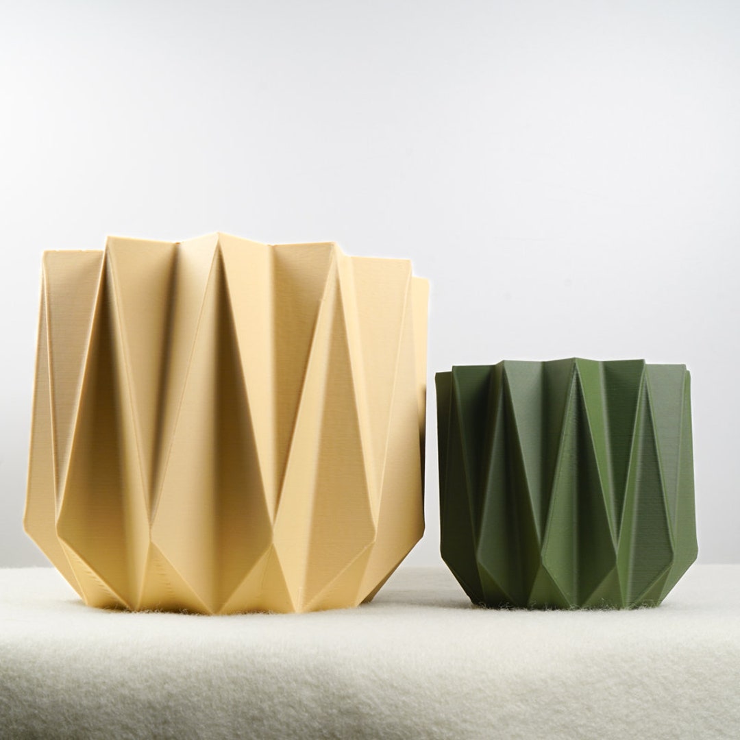 Indoor Plant Pot, Eco Friendly Planter With Drainage and Saucer, Unique ...