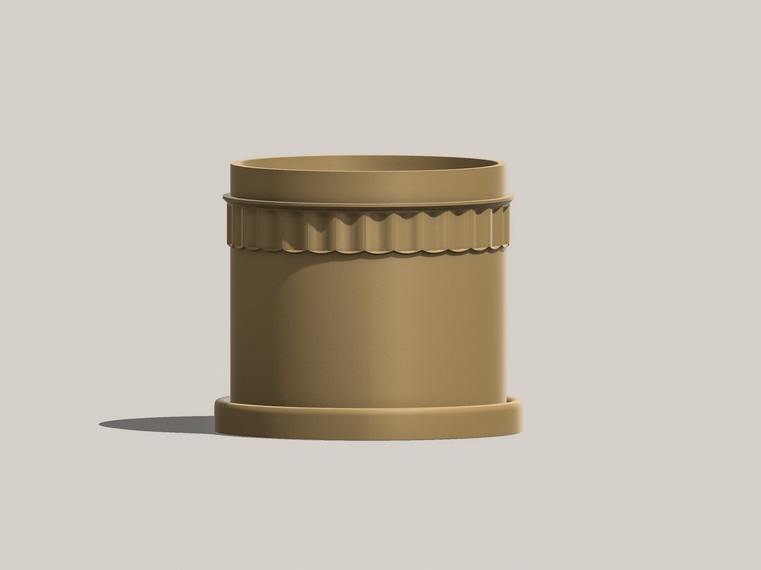 Regal Modern Plant Pot With Drainage and Saucer Drip Tray, Multiple ...
