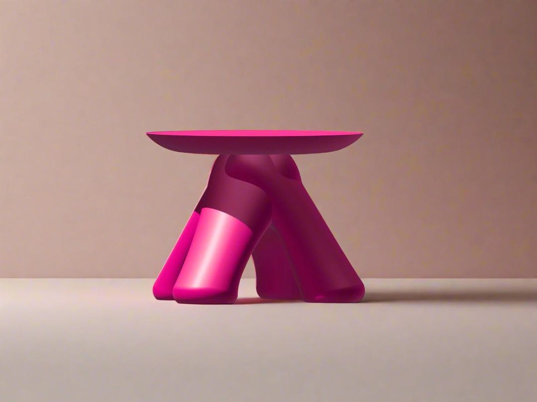 Funky Bold Plant Stand – Chunky 3D Printed Display for Indoor Plants ...
