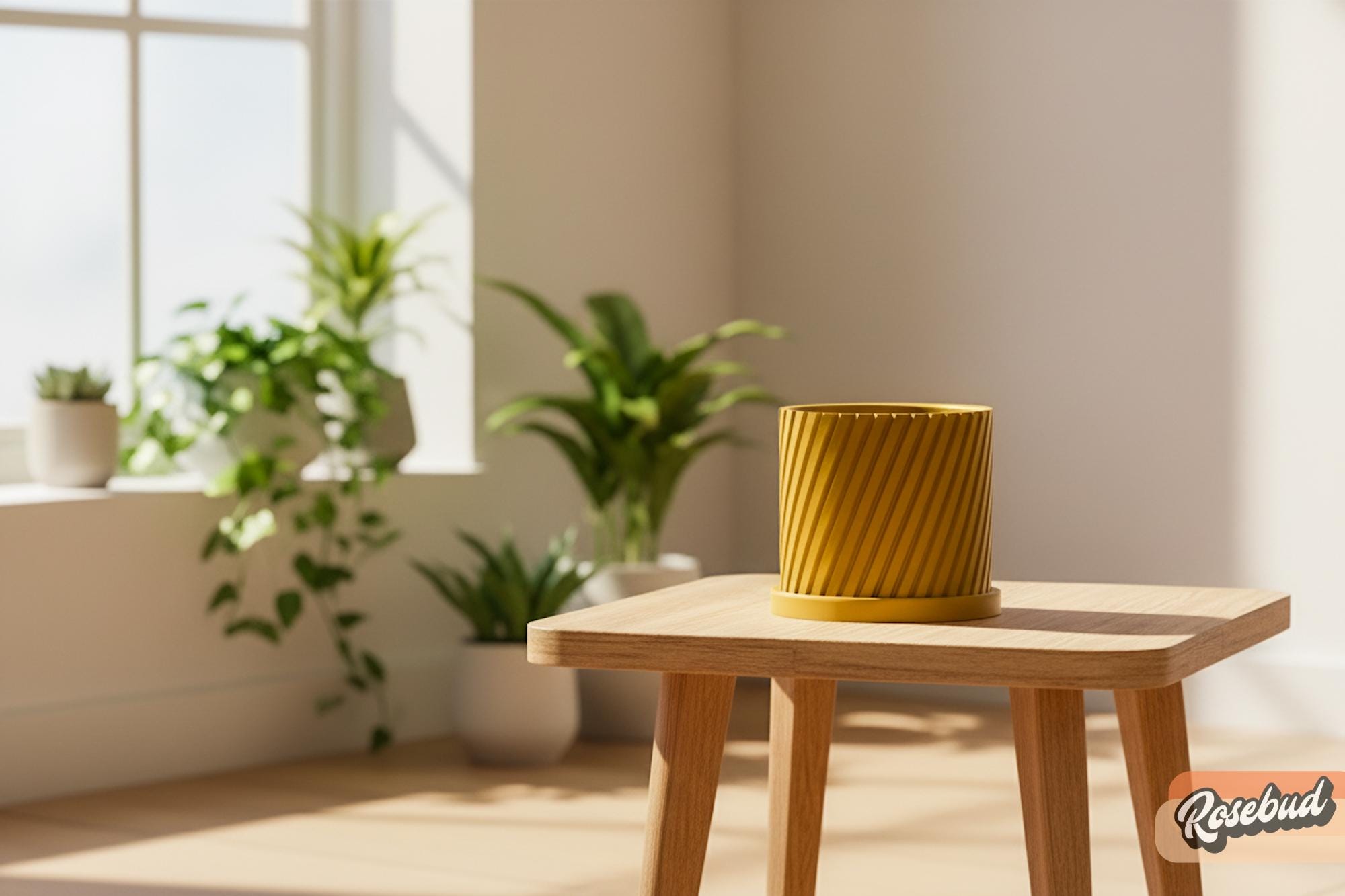 Modern Spiral Plant Pot With Drainage and Drip Tray, Unique Planter ...