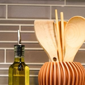 Unique Kitchen Utensil Holder and Organization, 3D Printed Crock, Gift ...