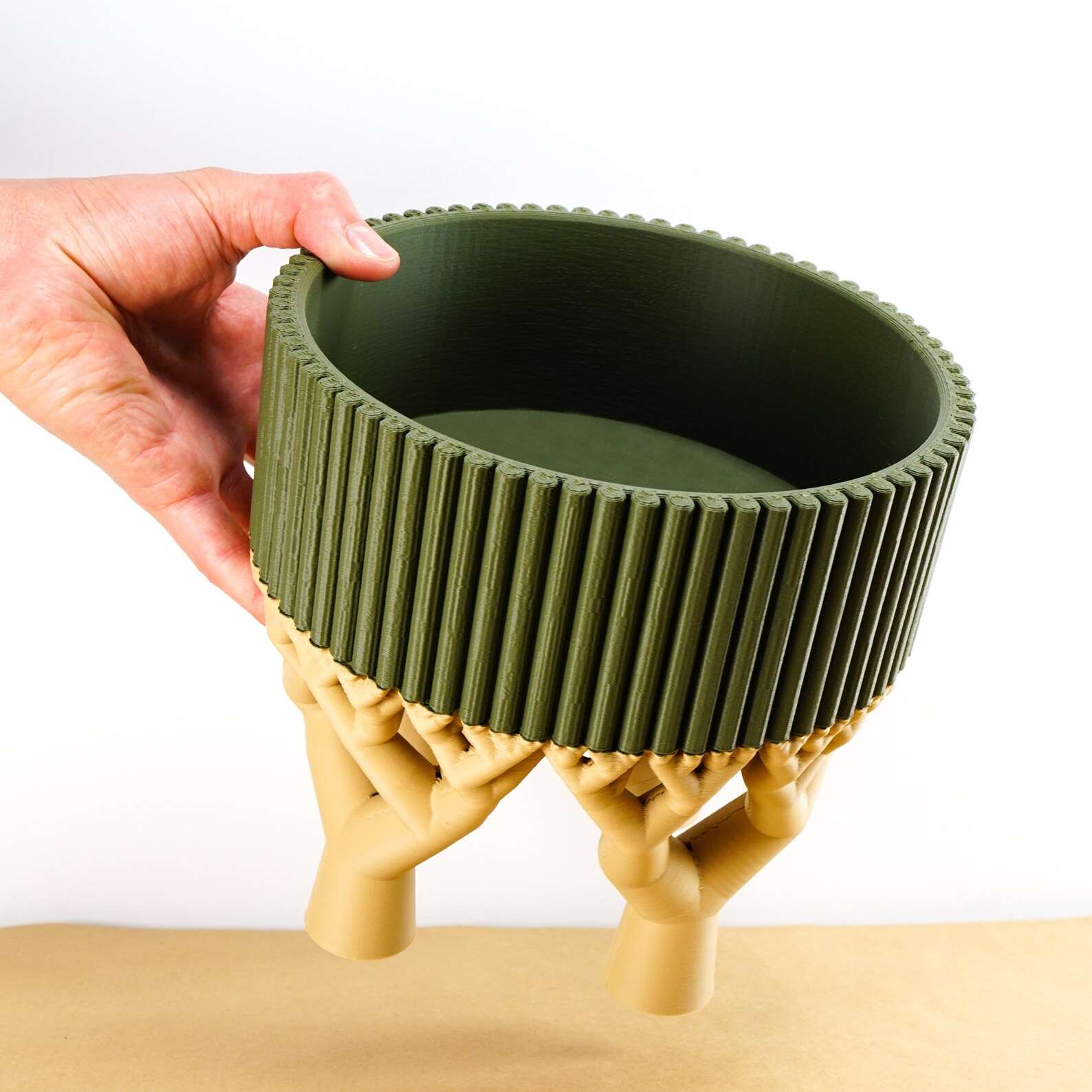 Unique Planter Pot for Succulents and Cactus, Maximalist Three-footed ...