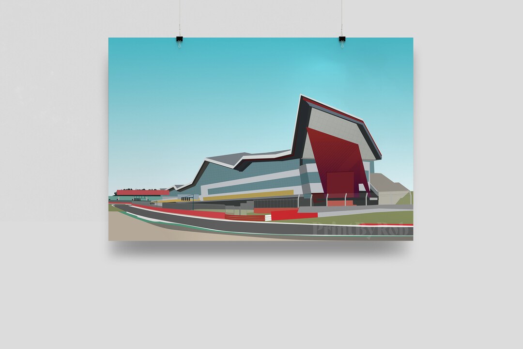 Silverstone Circuit Poster Formula One Print F1 Wall Art - Etsy