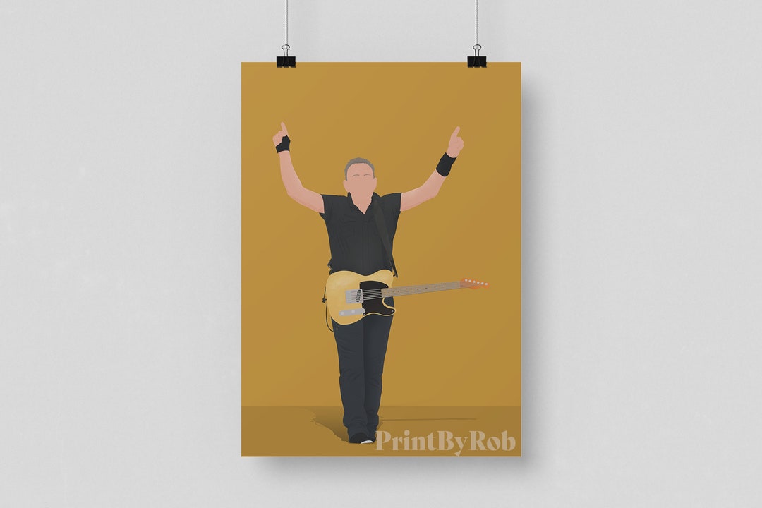 Bruce Springsteen Poster | E Street Band Poster | Bruce Springsteen ...