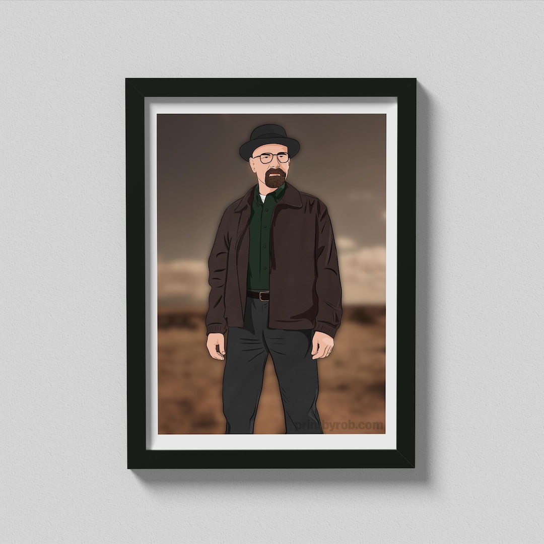 Breaking Bad Poster | Walter White Poster | Breaking Bad Print ...