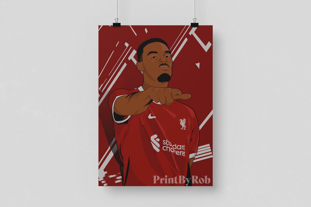 Ryan Gravenberch Poster Liverpool FC Print - Etsy
